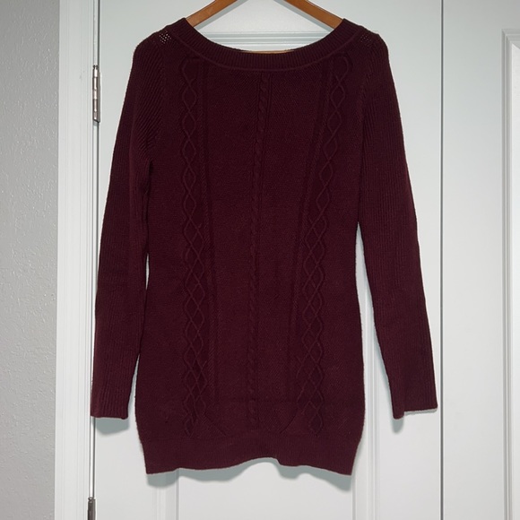 Sweaters | Red Wine Sweater Practically New Worn Once Perfect For The ...